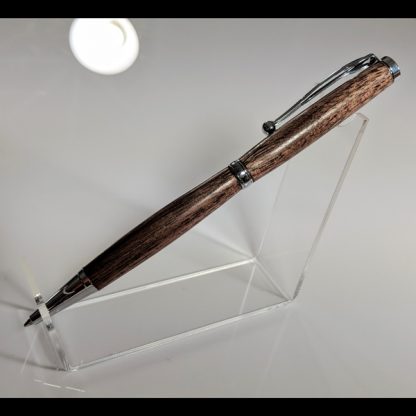 Slimline Pen - Texas Black Walnut - Chrome Hardware - Oak Knoll Woodworks